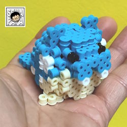 「ポケモン」手乗り タマザラシ 立体アイロンビーズ - セナパパBLOG